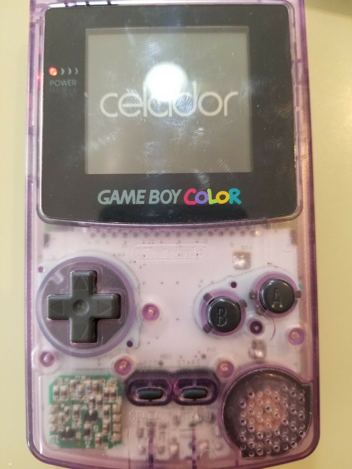 Nintendo Gameboy Coloration Atomic Purple Clear CGB-001-Tested ...