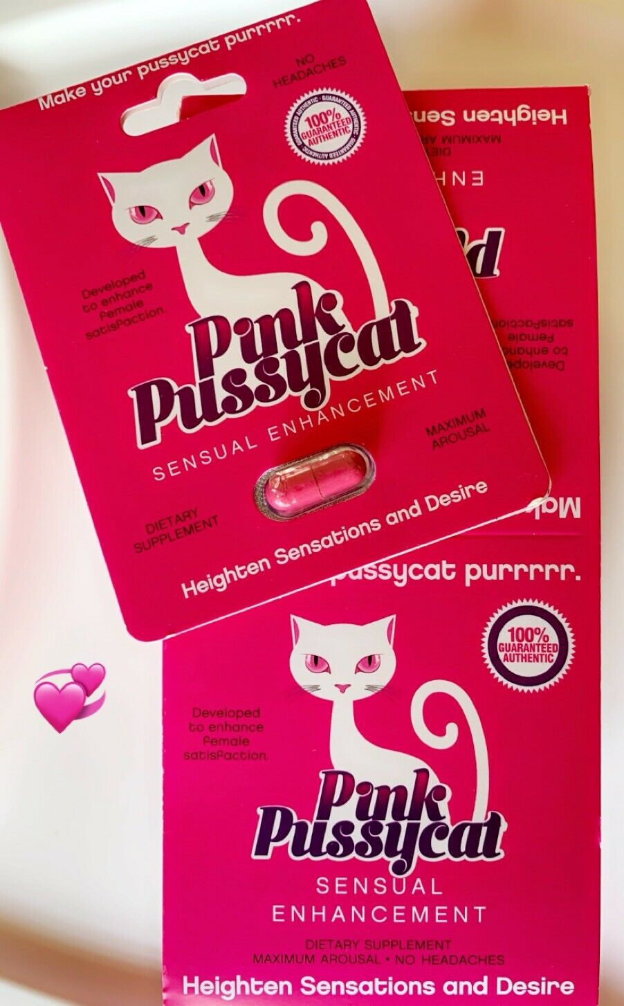 Red Pussycat Feminine Sexual Enhancement Pill 2 Pack Deal ~ Free Shipping Icommerce On Web
