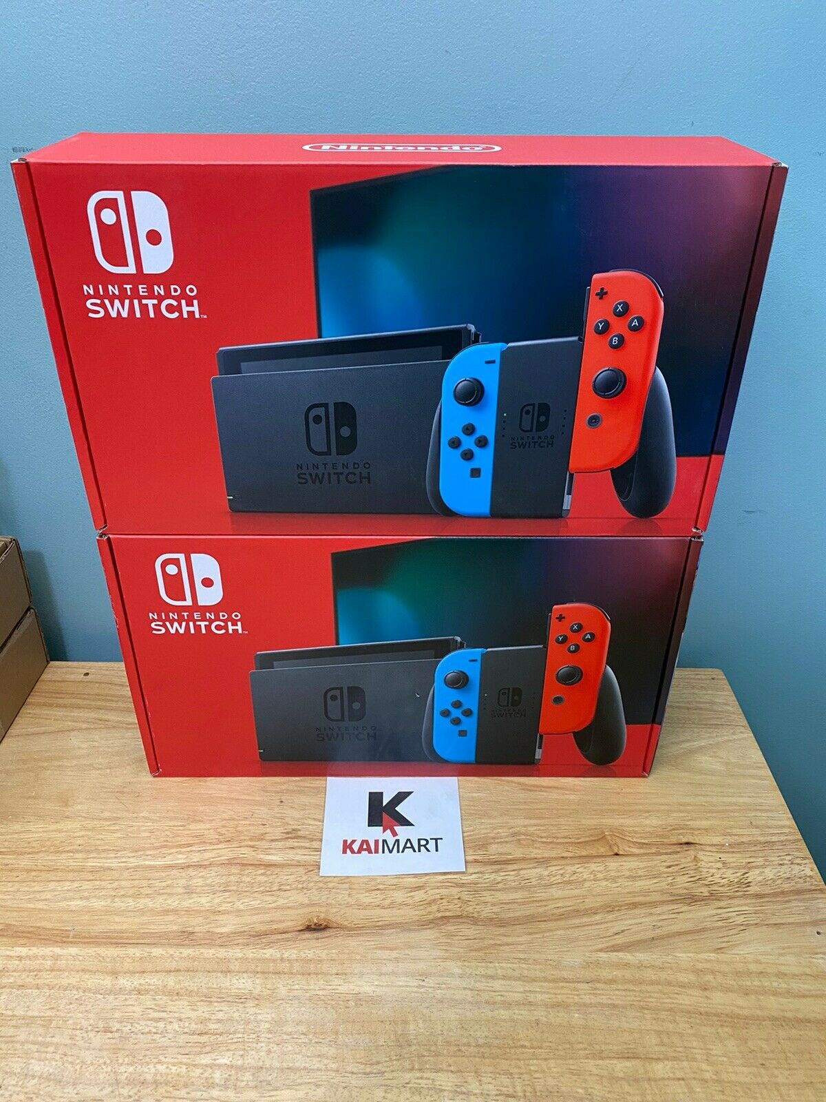 Nintendo Switch 32gb Console With Neon Red And Blue Pleasure Con V2